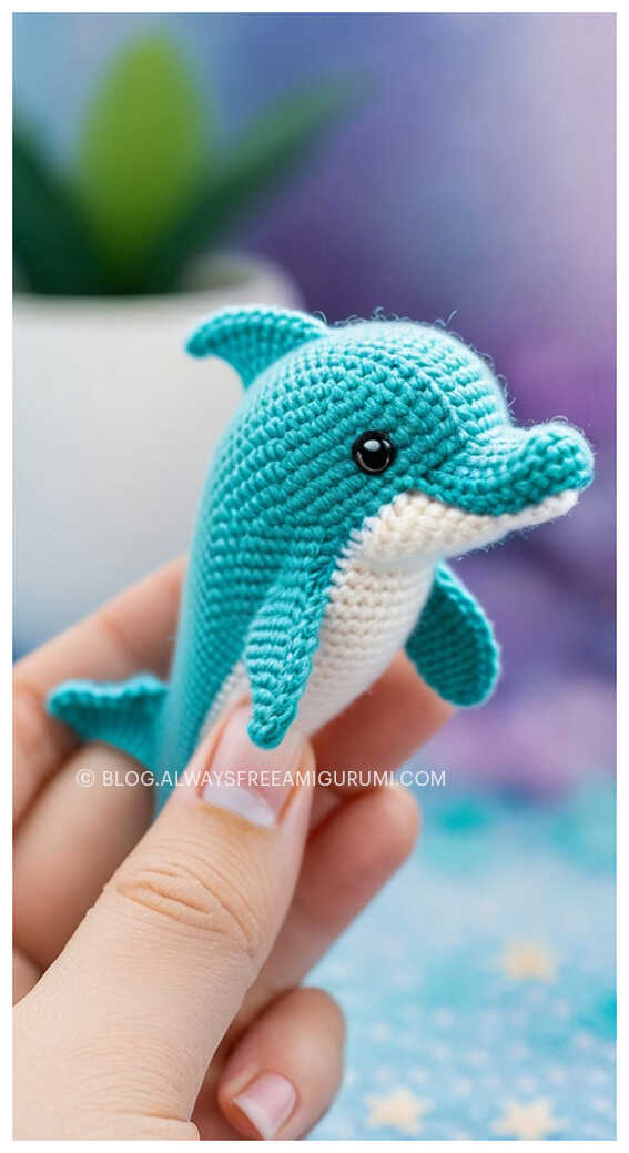 Crochet Dolphin Amigurumi Free Pattern - Amigurumi