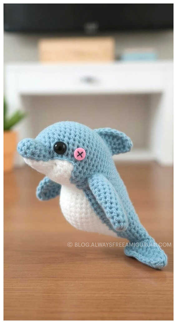 Crochet Dolphin Amigurumi Free Pattern - Amigurumi