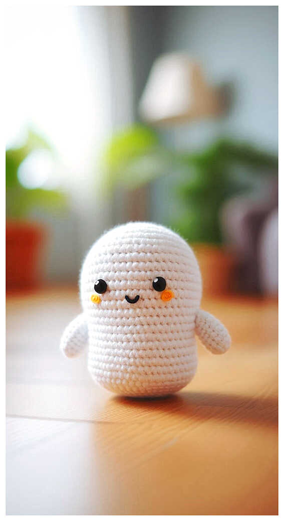 Amigurumi Baby Ghost Free Crochet Pattern - Amigurumi