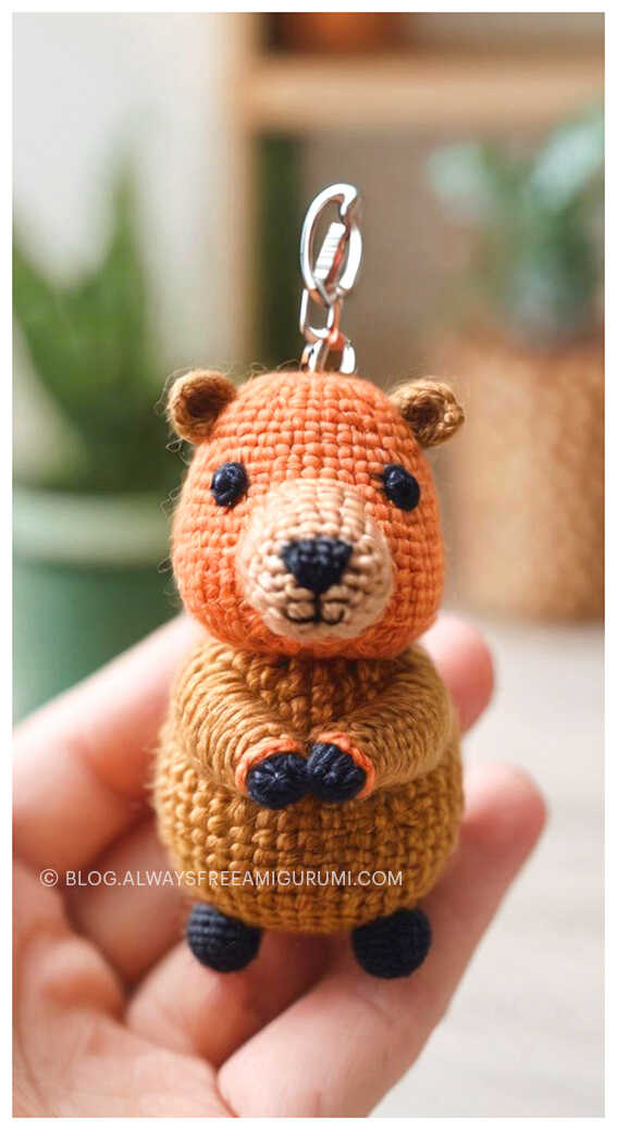 Crochet Keychain Amigurumi Free Pattern - Amigurumi
