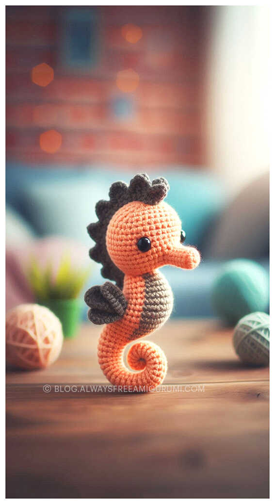 Seahorse Crochet Free Pattern - Amigurumi