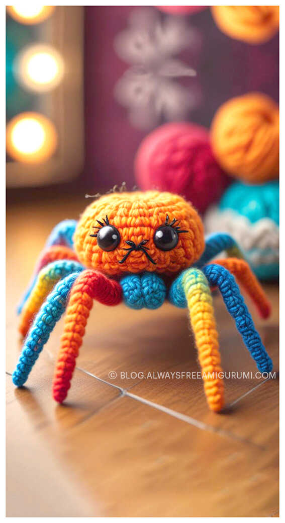 Amigurumi Spider Free Crochet Pattern - Amigurumi