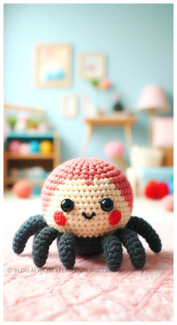 Amigurumi Spider Free Crochet Pattern - Amigurumi