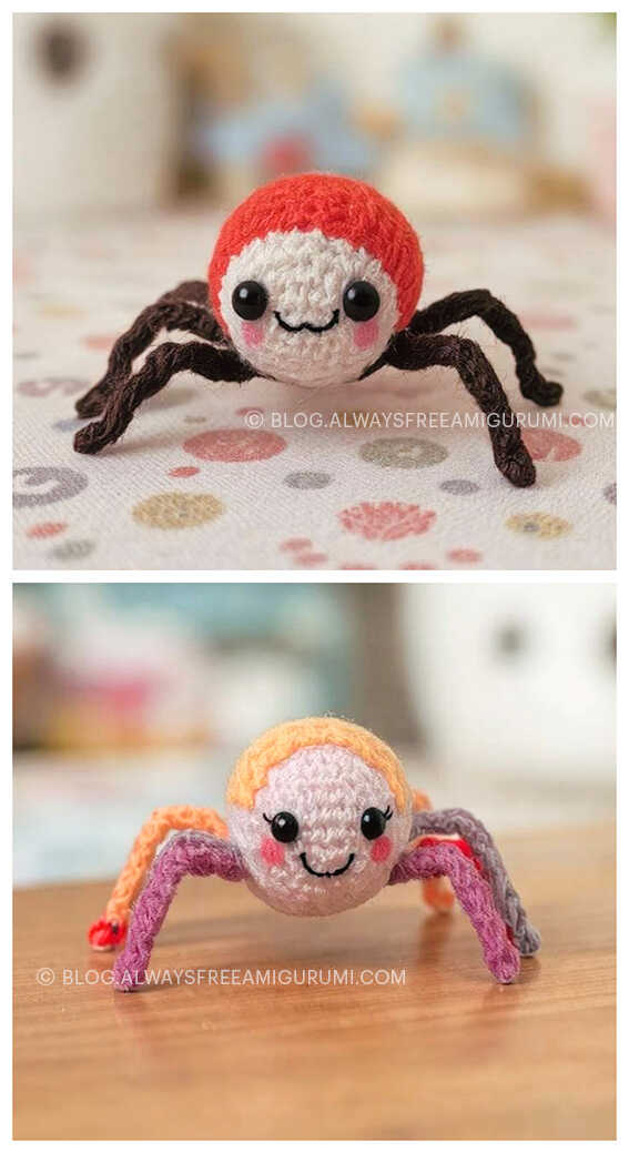 Amigurumi Spider Free Crochet Pattern - Amigurumi