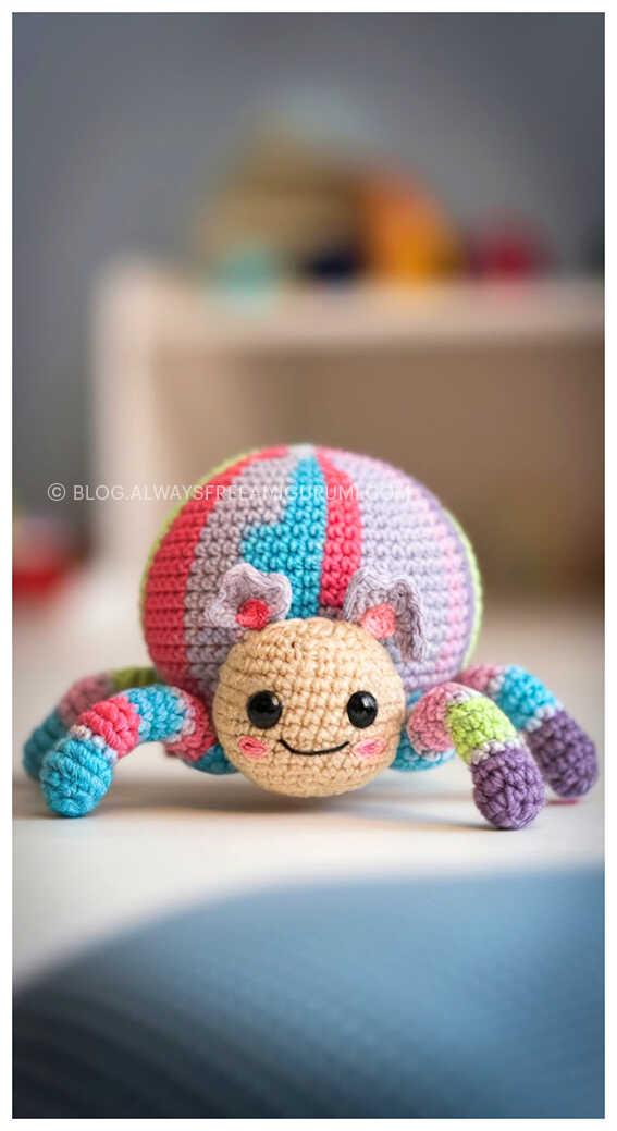 Amigurumi Spider Free Crochet Pattern - Amigurumi