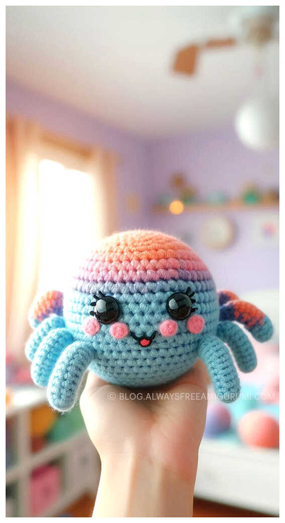 Amigurumi Spider Free Crochet Pattern - Amigurumi