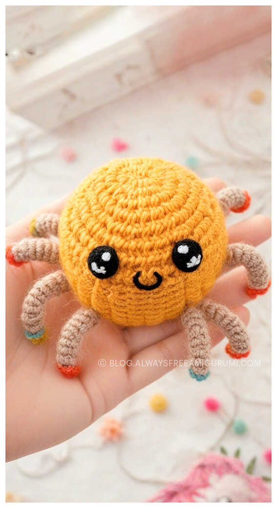 Amigurumi Spider Free Crochet Pattern - Amigurumi