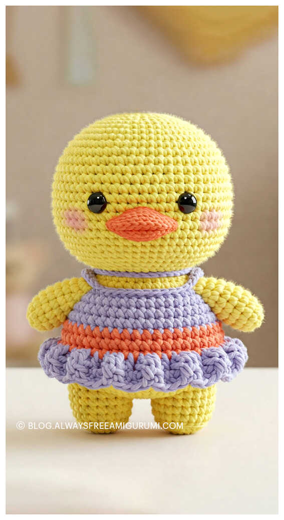Amigurumi Cute Ducks Free Crochet Pattern - Amigurumi