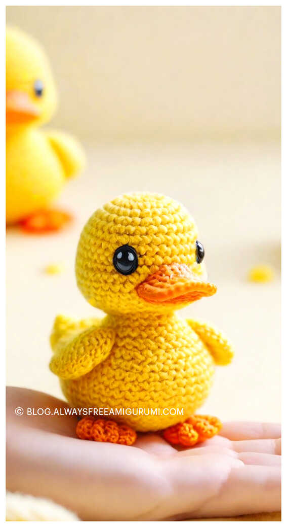 Amigurumi Cute Ducks Free Crochet Pattern - Amigurumi