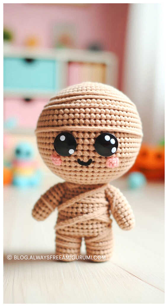 Crochet Mummy Amigurumi Free Pattern - Amigurumi