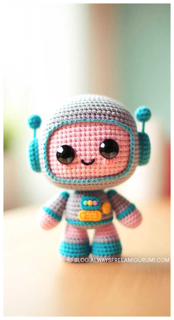 Amigurumi Robot Free Crochet Pattern - Amigurumi