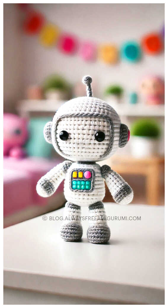 Amigurumi Robot Free Crochet Pattern - Amigurumi
