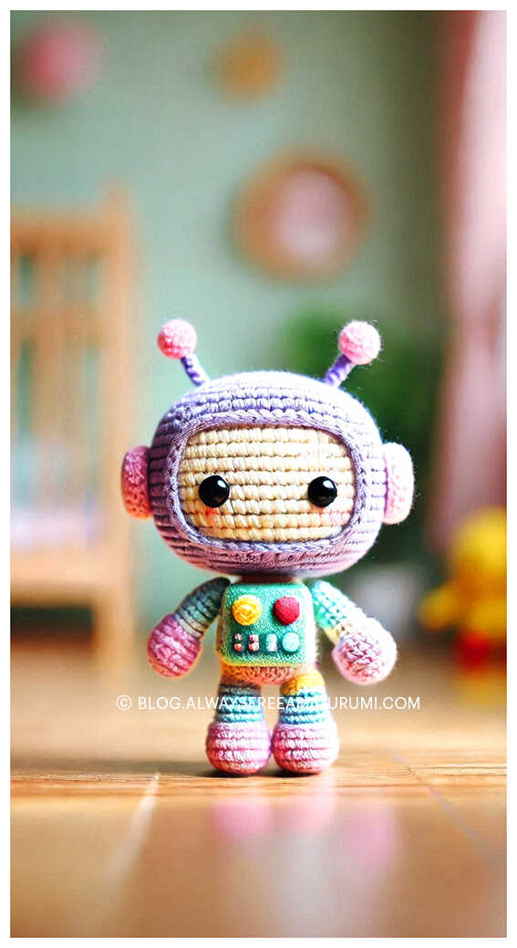 Amigurumi Robot Free Crochet Pattern - Amigurumi