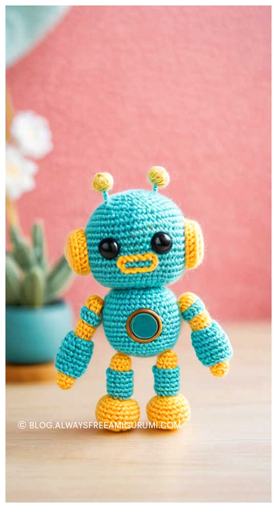 Amigurumi Robot Free Crochet Pattern - Amigurumi