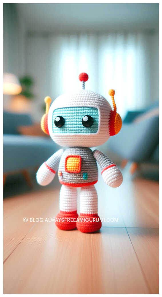 Amigurumi Robot Free Crochet Pattern - Amigurumi