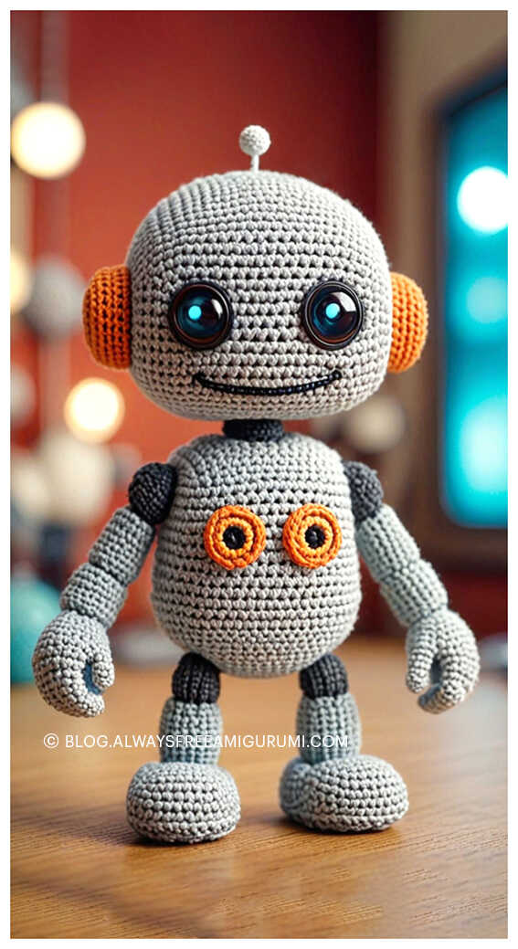 Amigurumi Robot Free Crochet Pattern - Amigurumi