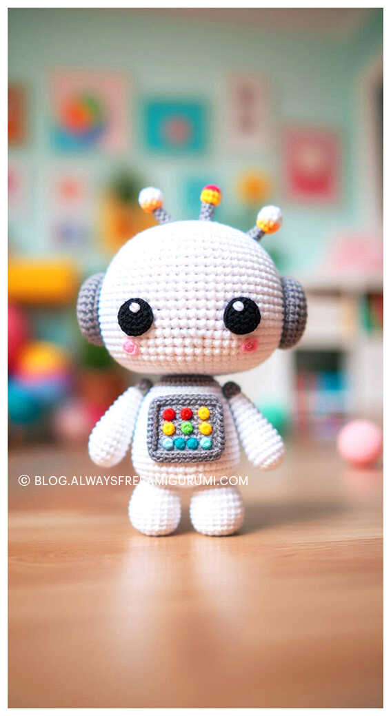 Amigurumi Robot Free Crochet Pattern - Amigurumi