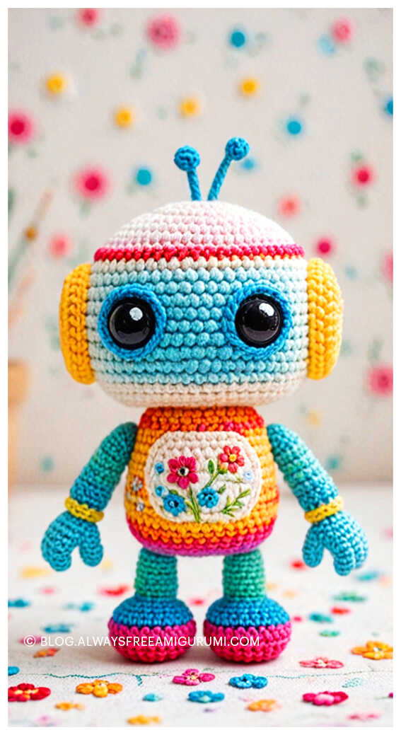 Amigurumi Robot Free Crochet Pattern - Amigurumi