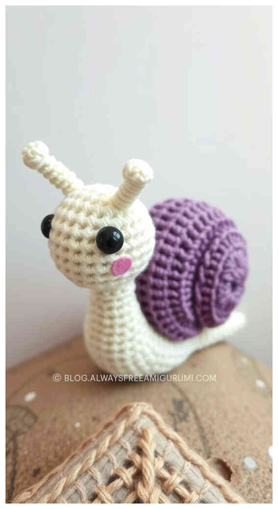 Crochet Snail Amigurumi Free Pattern - Amigurumi