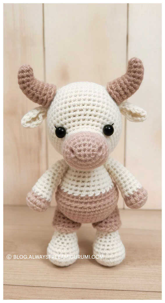 Amigurumi Mishy the Bull Free Crochet Pattern - Amigurumi