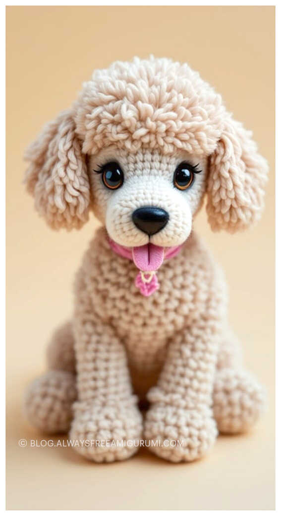 Amigurumi Poodle Dog Free Crochet Pattern - Amigurumi