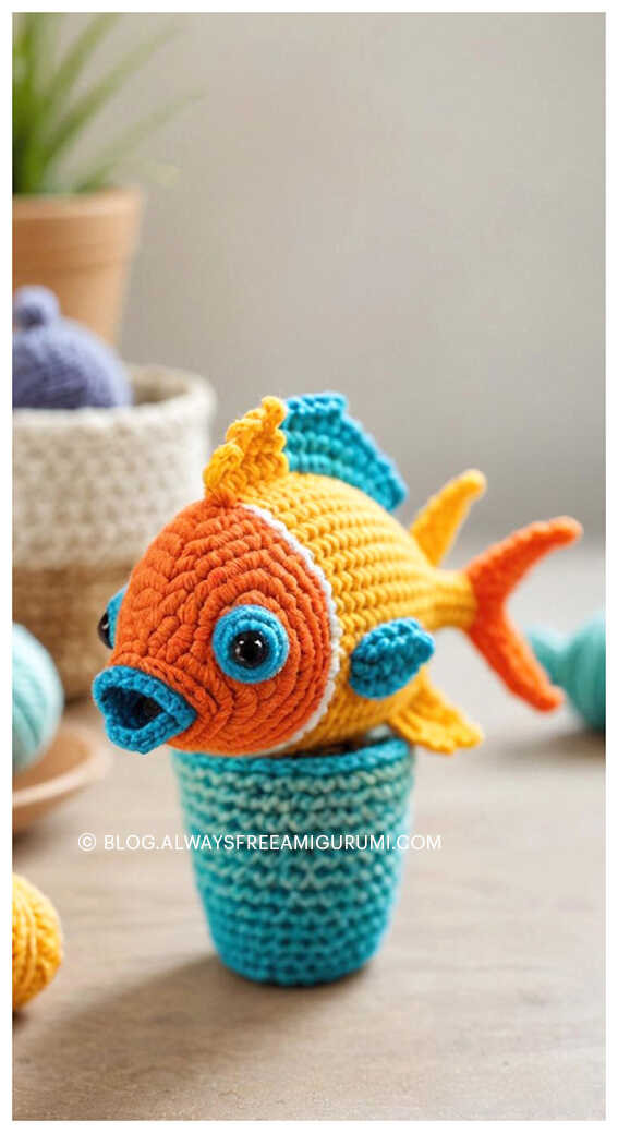 Crochet Fish Free Amigurumi Pattern - Amigurumi