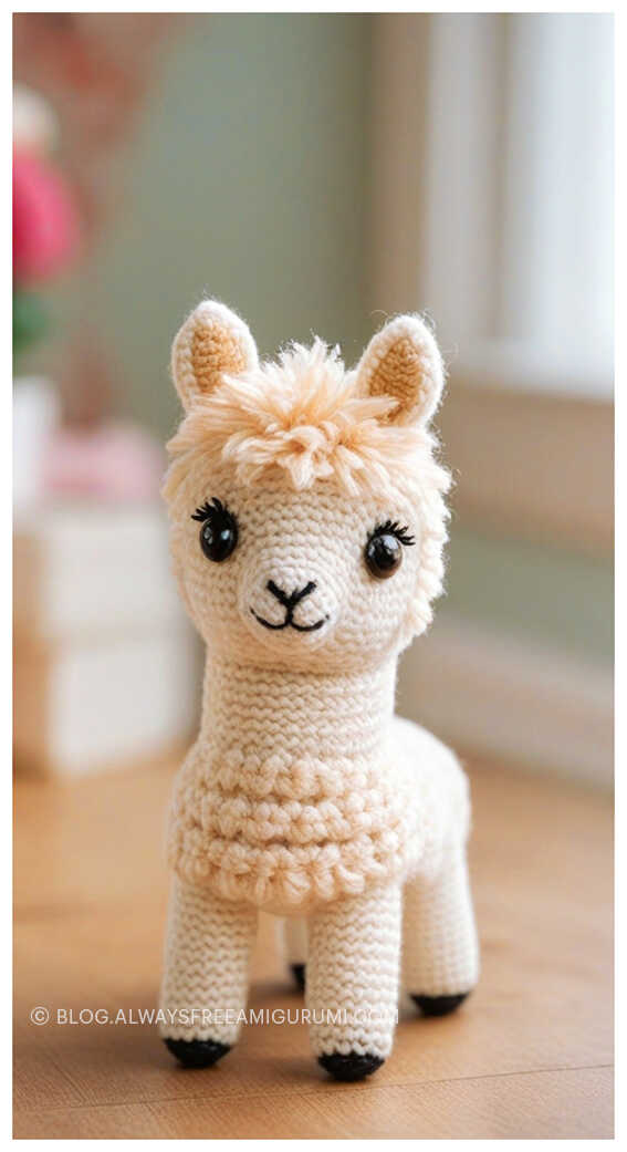 Little Llama Amigurumi Crochet Free Pattern - Amigurumi