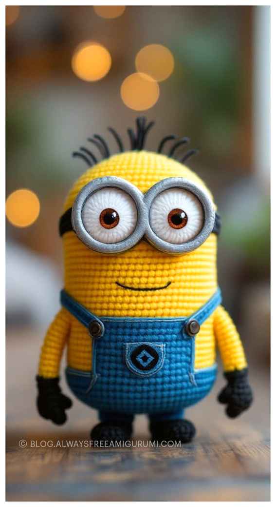 Cute Minion Amigurumi Free Crochet Pattern - Amigurumi