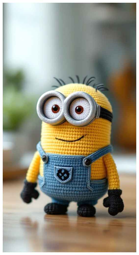 Cute Minion Amigurumi Free Crochet Pattern - Amigurumi