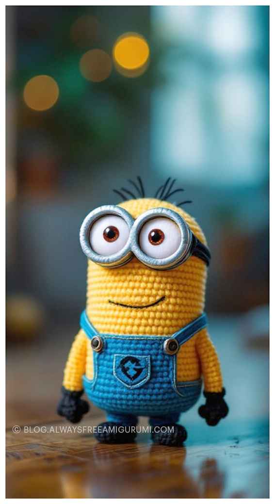 Cute Minion Amigurumi Free Crochet Pattern - Amigurumi
