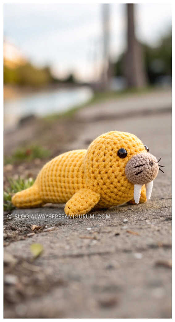 Crochet Walrus Amigurumi Free Pattern - Amigurumi