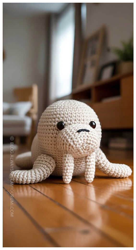 Crochet Walrus Amigurumi Free Pattern - Amigurumi