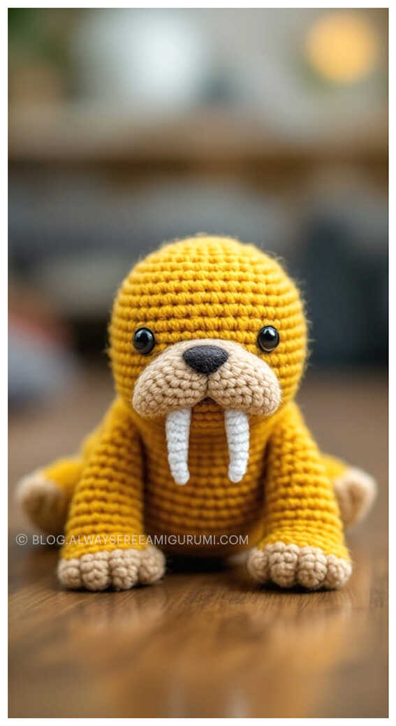 Crochet Walrus Amigurumi Free Pattern - Amigurumi