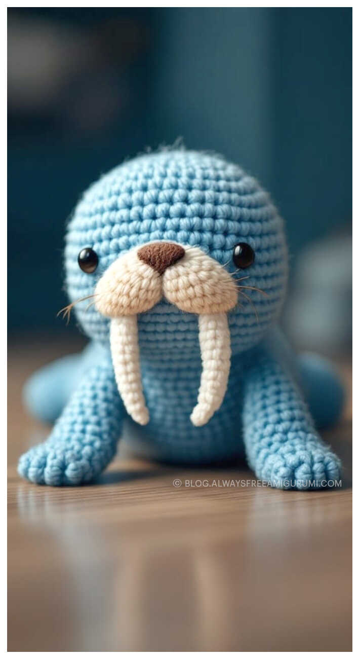 Crochet Walrus Amigurumi Free Pattern - Amigurumi