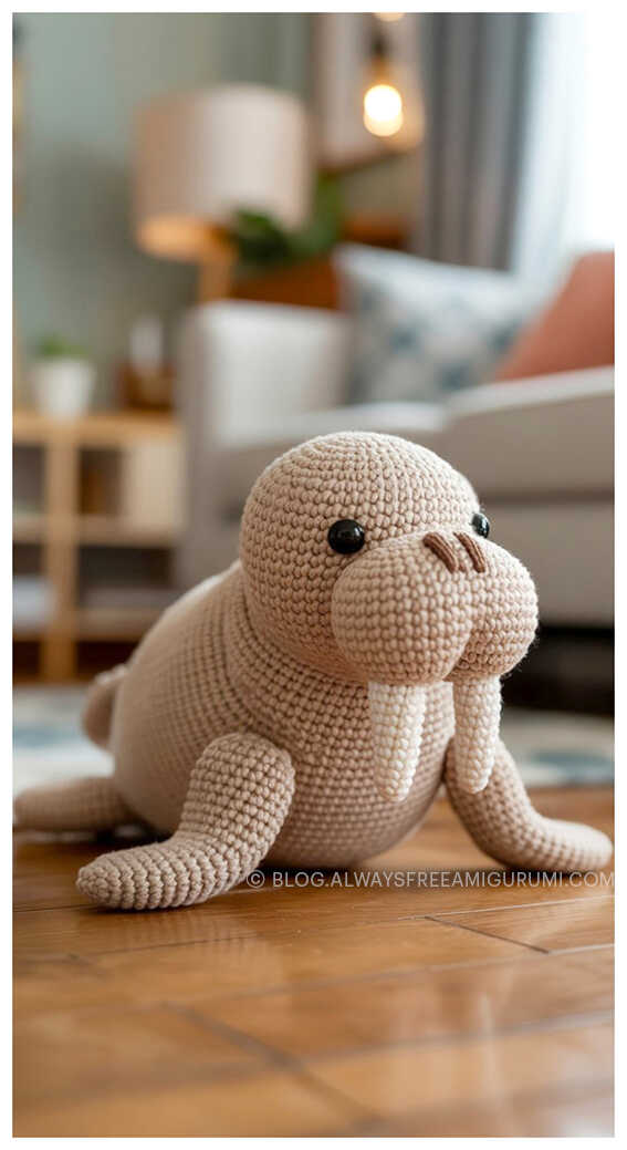 Crochet Walrus Amigurumi Free Pattern - Amigurumi