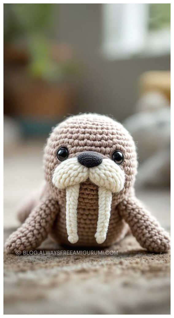 Crochet Walrus Amigurumi Free Pattern - Amigurumi