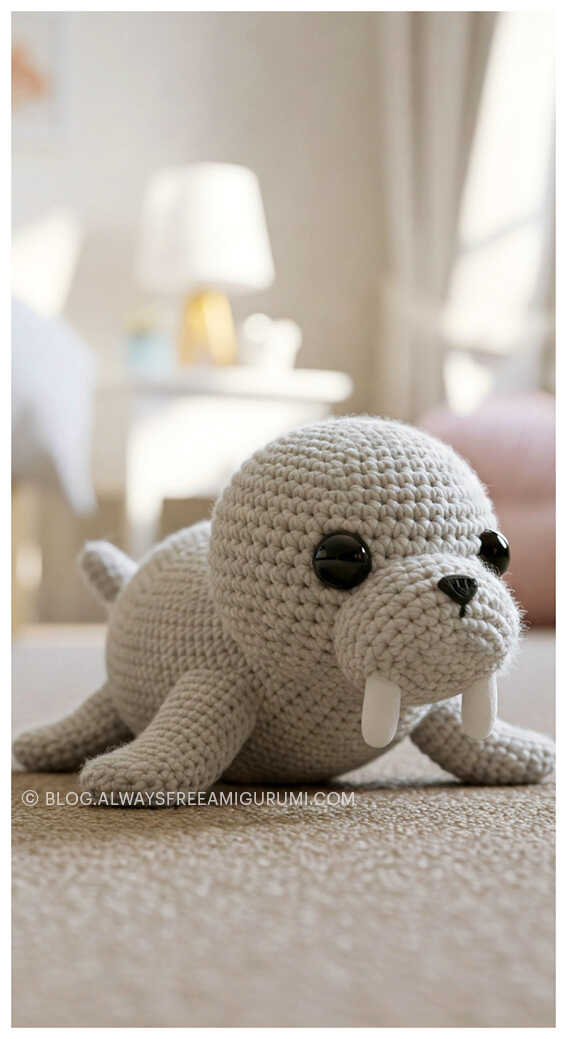 Crochet Walrus Amigurumi Free Pattern - Amigurumi