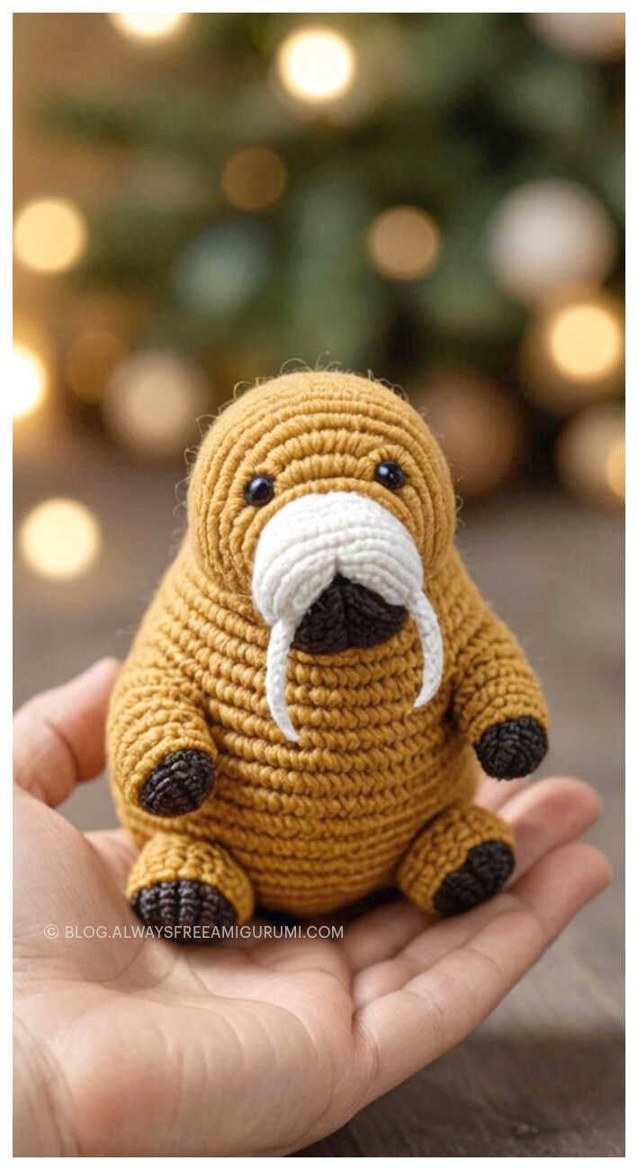 Crochet Walrus Amigurumi Free Pattern - Amigurumi