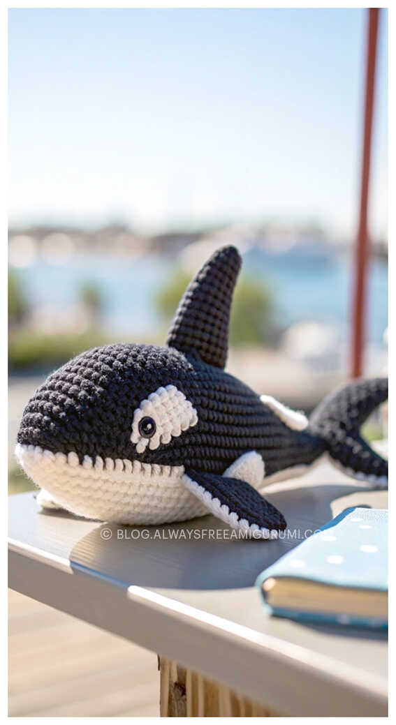 Amigurumi Orca Whale Crochet Free Pattern - Amigurumi