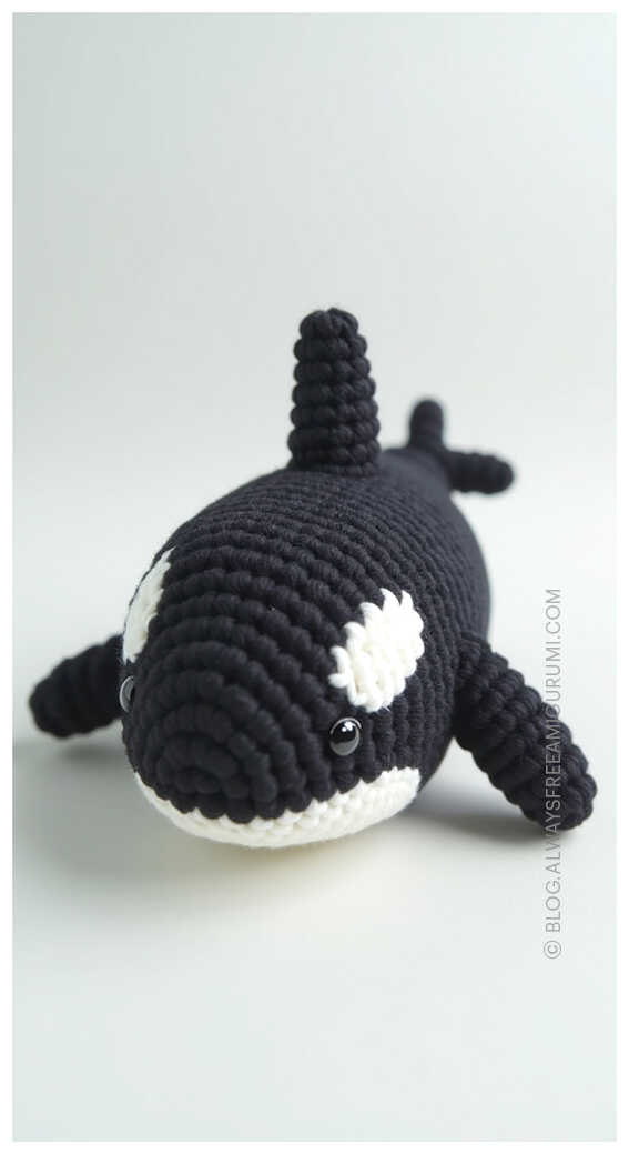 Amigurumi Orca Whale Crochet Free Pattern - Amigurumi