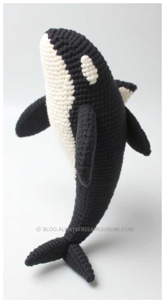 Amigurumi Orca Whale Crochet Free Pattern - Amigurumi