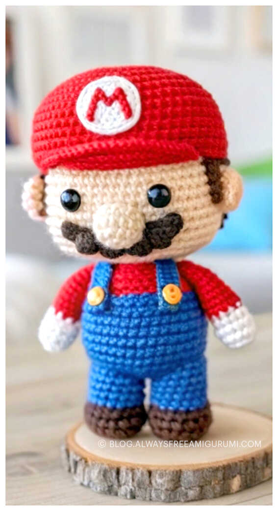 Amigurumi Super Mario Free Crochet Pattern - Amigurumi