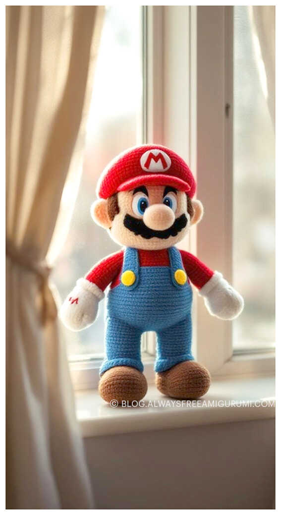 Amigurumi Super Mario Free Crochet Pattern - Amigurumi