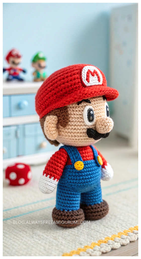 Amigurumi Super Mario Free Crochet Pattern - Amigurumi